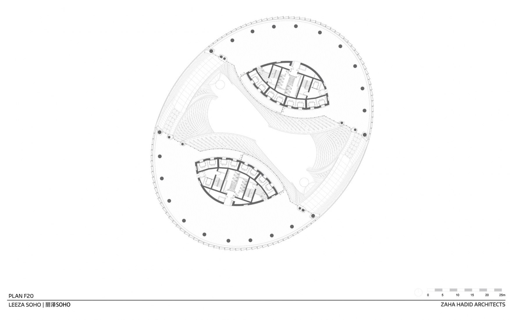 Opened Leeza SOHO tower by Zaha Hadid Architects. The World's Tallest ...