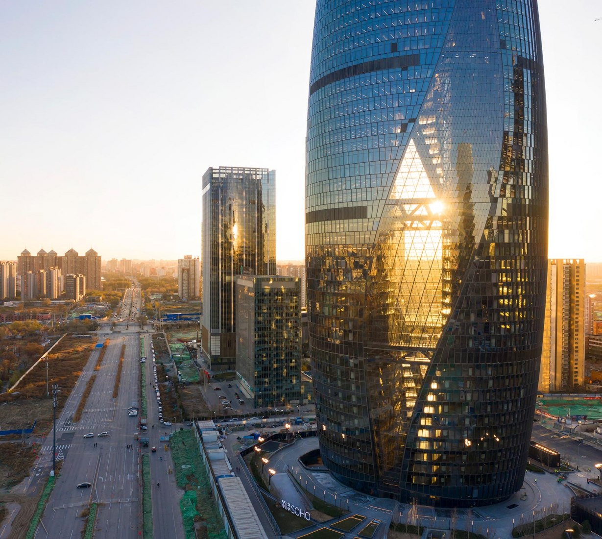 Opened Leeza SOHO tower by Zaha Hadid Architects. The World's Tallest ...