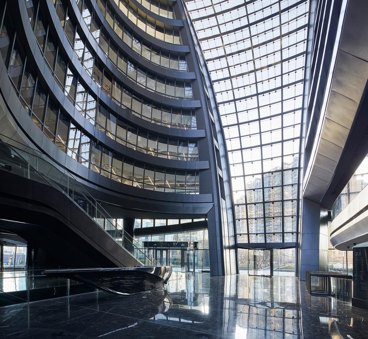 Opened Leeza SOHO tower by Zaha Hadid Architects. The World's Tallest ...