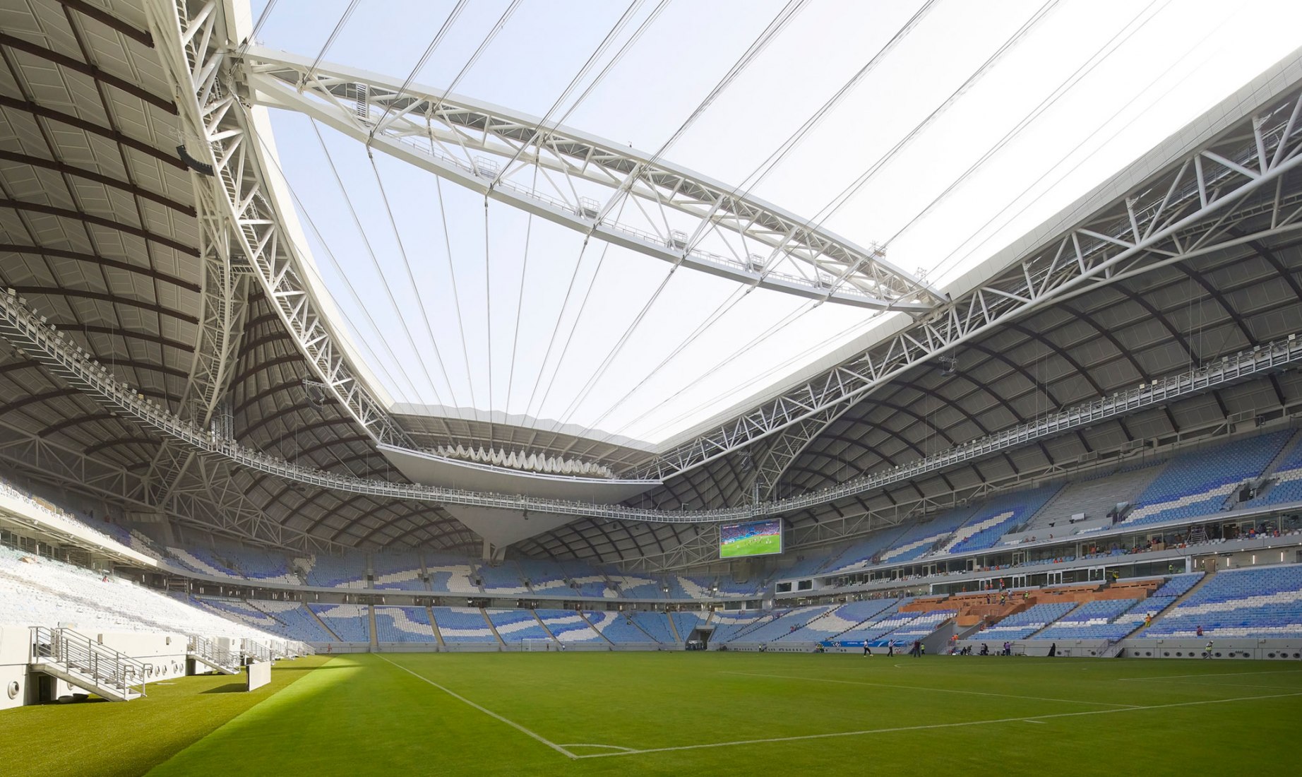 Inaugurated the Al Janoub Stadium by Zaha Hadid Architects | The ...