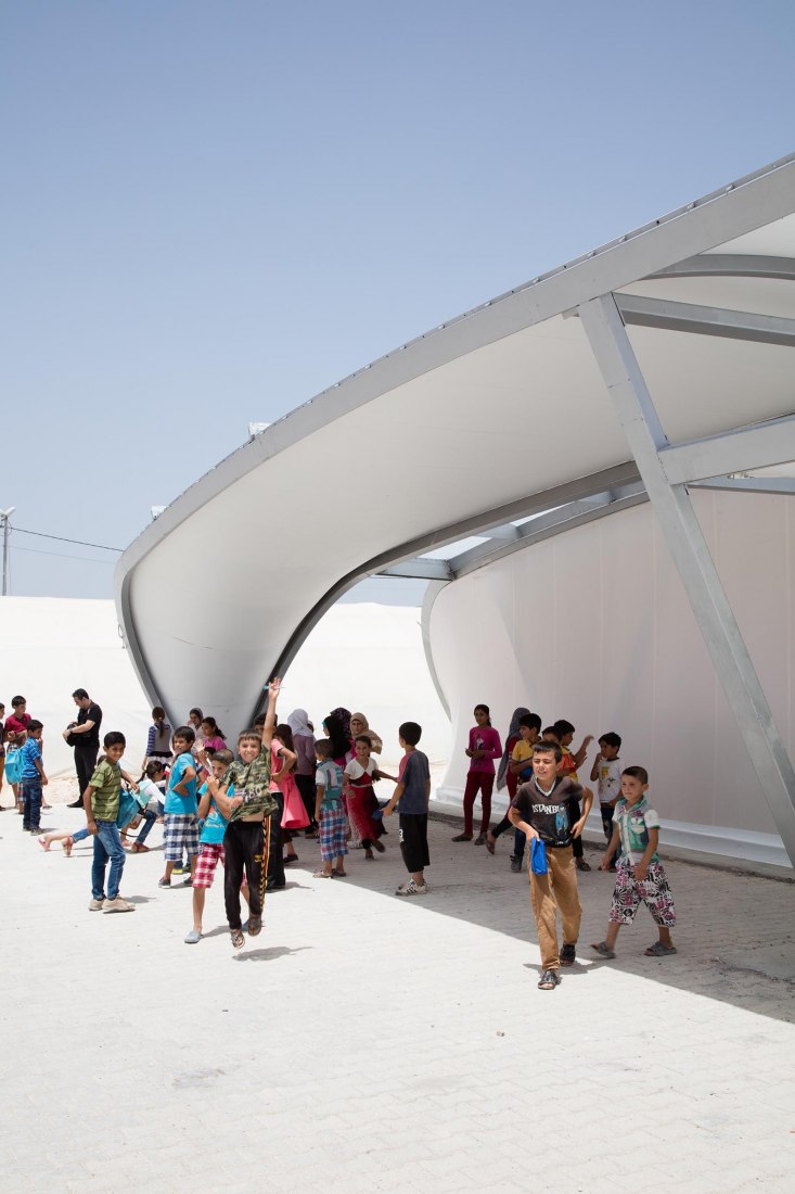27 tents to support displaced communities. EAA Foundation Tents by Zaha ...