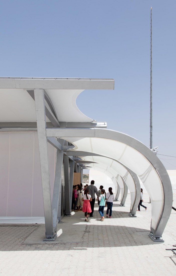 27 tents to support displaced communities. EAA Foundation Tents by Zaha ...