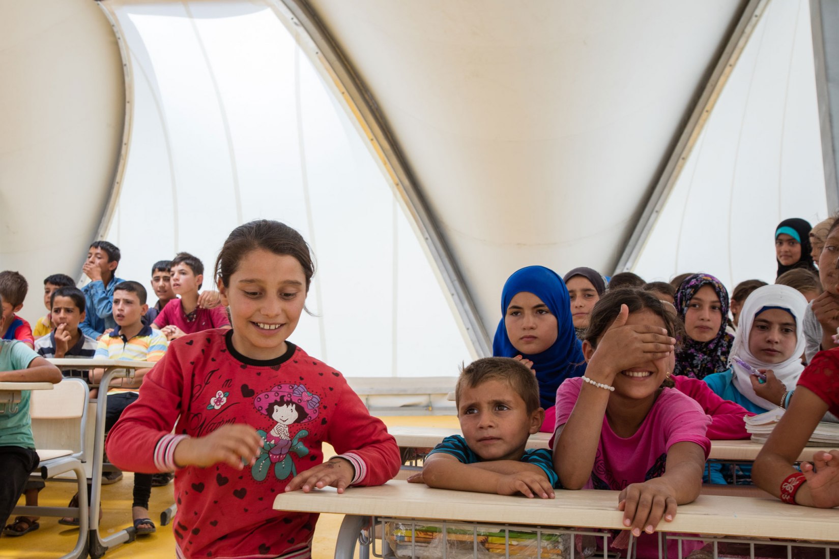 27 tents to support displaced communities. EAA Foundation Tents by Zaha ...