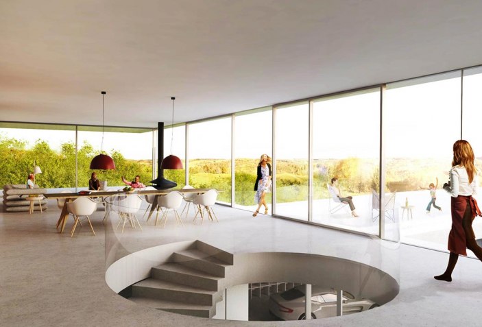 Villa Gug by BIG. House for Car Collector | The Strength of ...