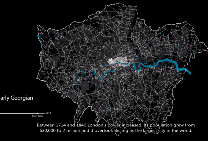 The London Evolution Animation. 2,000 year history mapped. | The ...