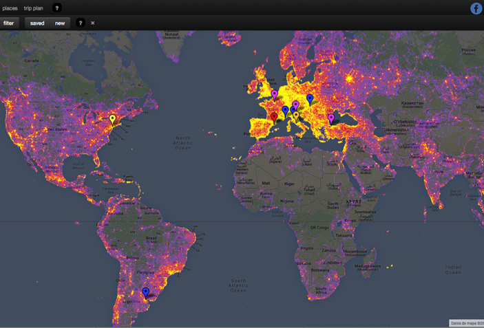 Holidays vs. Mapping the World's Most Photographed Locations | The ...