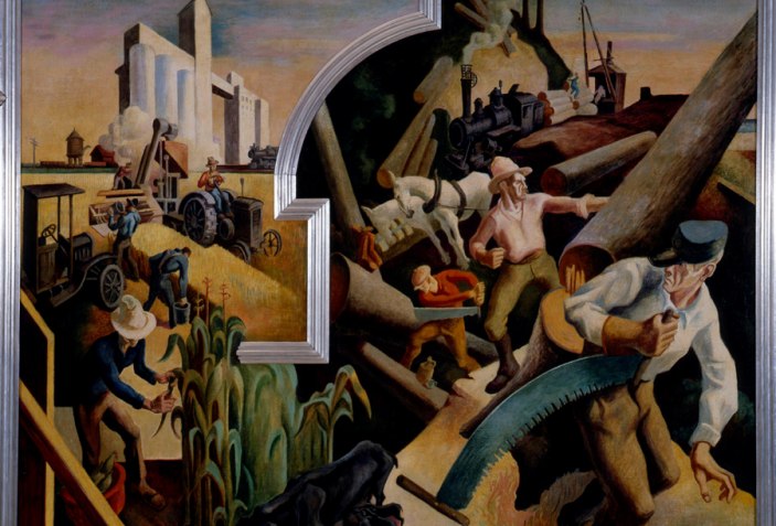 The mural "America Today" by Thomas Hart Benton at The MET | The ...