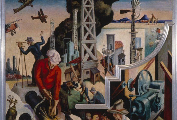 The mural "America Today" by Thomas Hart Benton at The MET | The ...