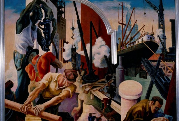 The mural "America Today" by Thomas Hart Benton at The MET | The ...