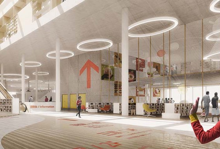 Ningbo New Central Library by schmidt hammer lassen | The Strength of ...