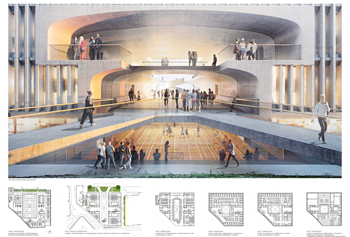 Propuestas finalistas para el concurso de The Paul Marshall Building ...