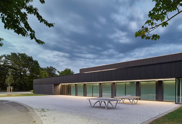 Games and sports area. Triple-field sports hall by DREI ARCHITEKTEN ...