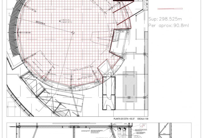 Oficinas con un revestimiento tridimensional. Torre Azca por Grupo ...