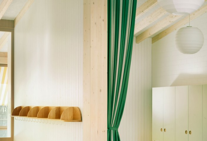 Learning space connected to nature. Aaberg School by Haller Gut ...