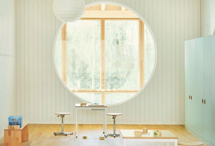 Learning space connected to nature. Aaberg School by Haller Gut ...