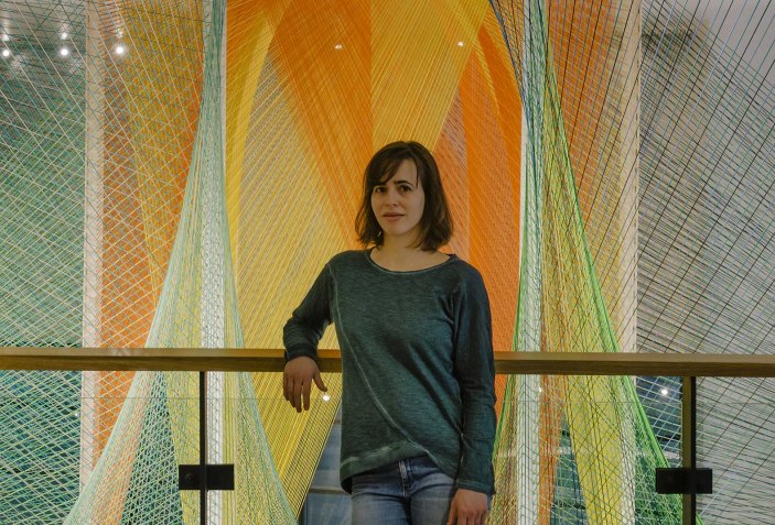 Strings, color and light. Corolla by Inés Esnal | The Strength of ...