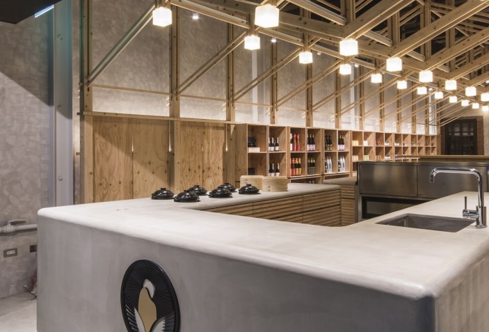 Renovation of an old rice warehouse by B + P Architects & dotze ...