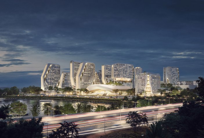 New innovation tech campus. Karle Town Centre Masterplan by UNStudio ...