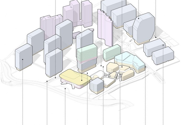New innovation tech campus. Karle Town Centre Masterplan by UNStudio ...