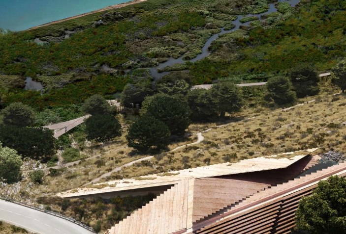 Kengo Kuma & Associates wins Butrint National Park Visitor Center ...