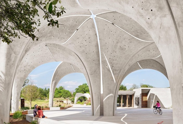 Rain-friendly architecture. Confluence Park San Antonio by Lake|Flato ...