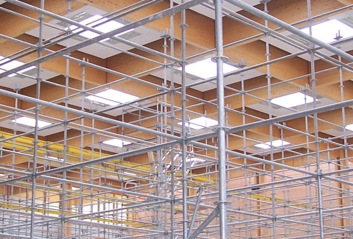 A renovated space for abstract art. Sport Center Paris by Leclercq ...