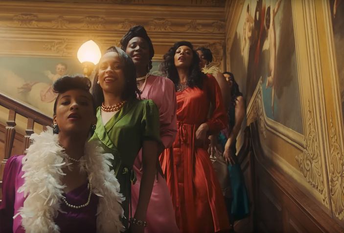 Admiring and covering each other's backs. Woman by Little Simz feat ...