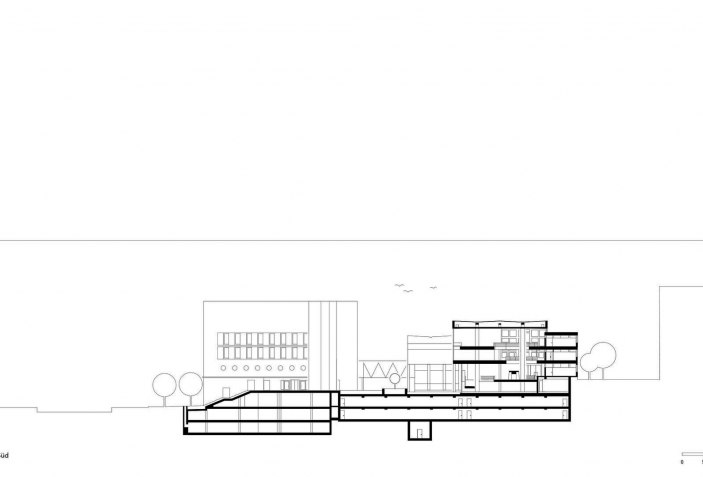 A new look to in-situ concrete. Württemberg State Library Annex by LRO ...