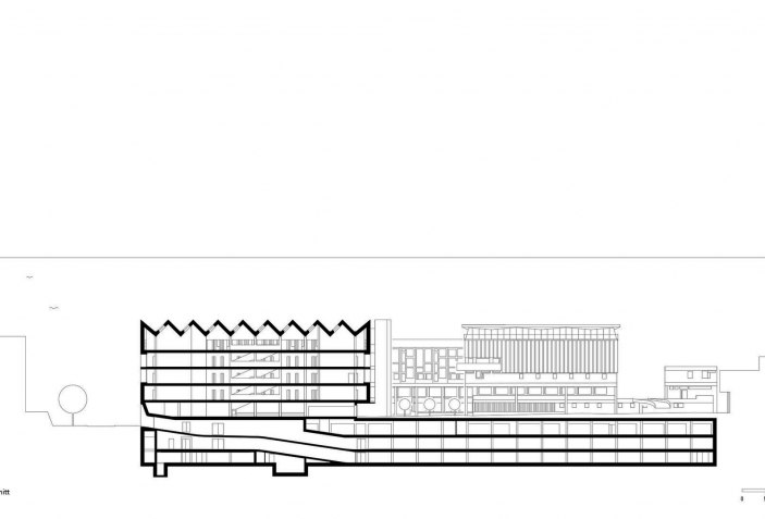 A new look to in-situ concrete. Württemberg State Library Annex by LRO ...