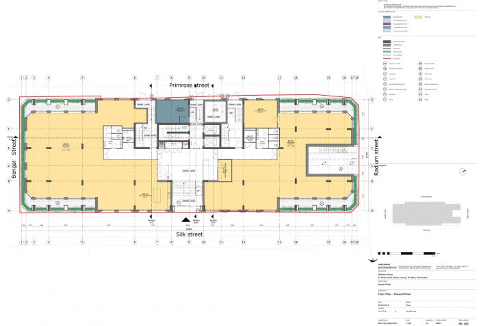 Commerce and homes in the same building. One Silk Street by Mecanoo ...