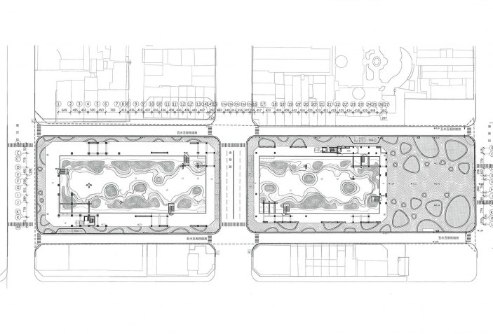 A lagoon over car park ruins. Tainan Spring by MVRDV | The Strength of ...