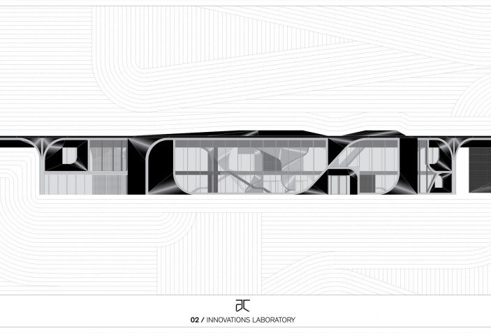 Displaced Buildings in aperiodic city by Neil Denari. Alternative ...