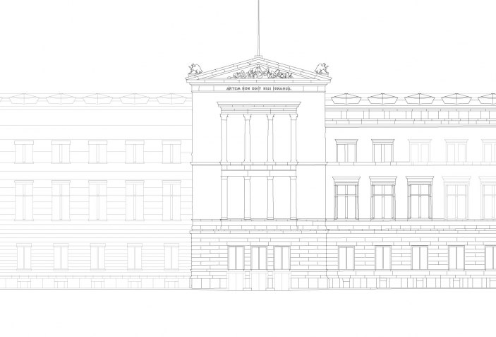 Neues Museum drawings by David Chipperfield, on display in Lisbon | The ...