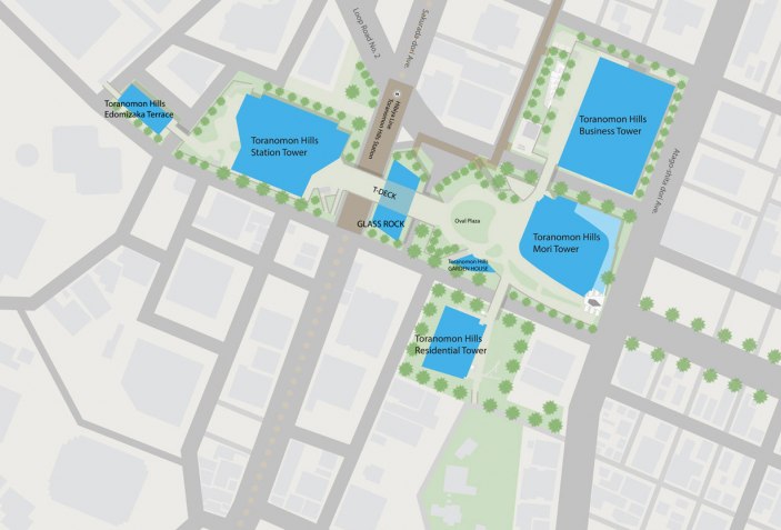 A new global hub in Tokyo will open in the Fall. Toranomon Hills ...