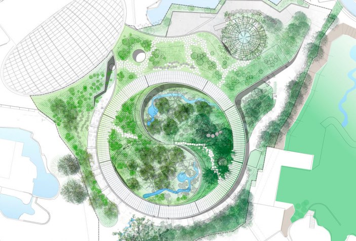 Yin-Yang Shaped Panda Enclosure for the Copenhagen Zoo by BIG | The ...