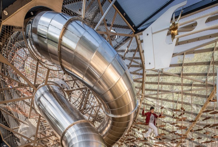 Architectural installation for play and reverie. Balena playground in ...