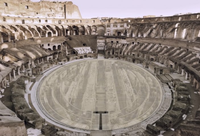 The Colosseum in Rome will regain its stage. L'Arena del Colosseo by ...