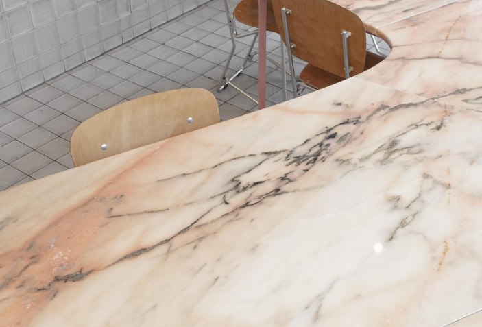 The table as an element of proximity. SAWERDŌ (Bakery & Coffee) by ...