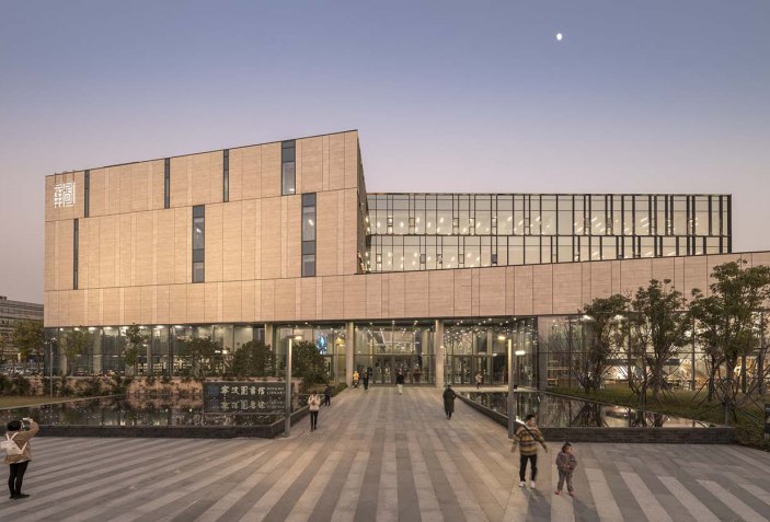 An elegant blend of cultural functions. Ningbo New Library by Schmidt ...