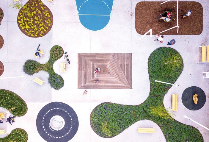 Multifunctional public space - activity zone in Chorzów by SLAS ...