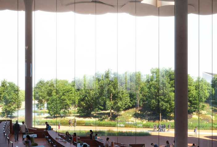 Snøhetta designs a library with a futuristic roof in Beijing | The ...