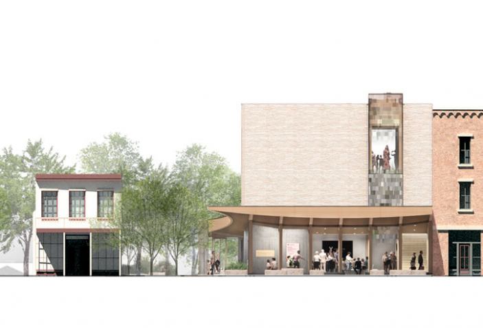 Norwegian architecture in a Midwestern city. New Vesterheim Commons by ...