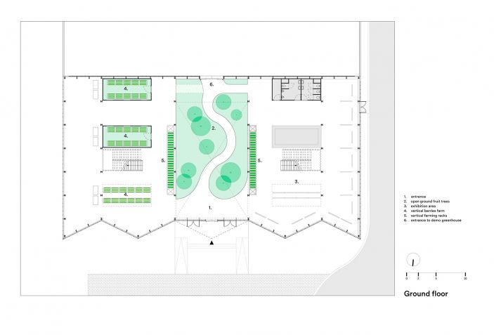 First vertical production center in China. Vertical Farm Beijing by van ...