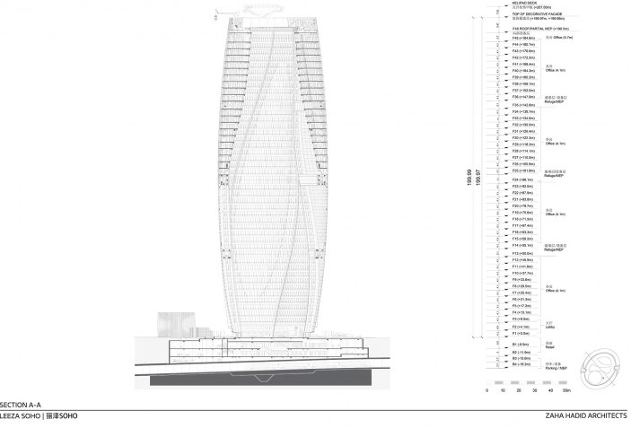 Opened Leeza SOHO tower by Zaha Hadid Architects. The World's Tallest ...