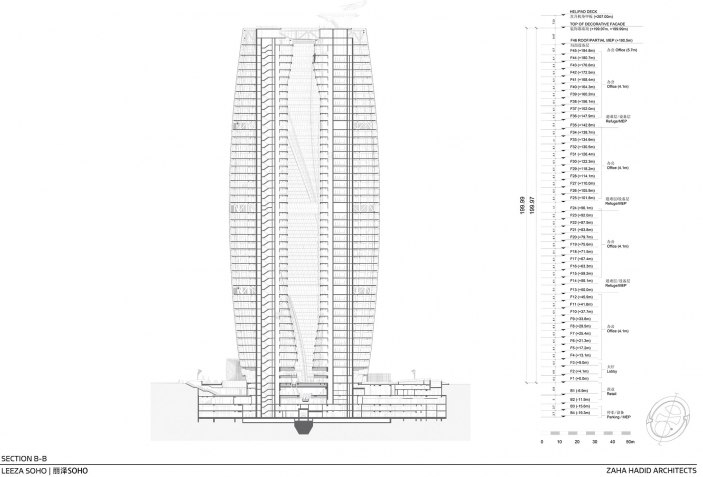Opened Leeza SOHO tower by Zaha Hadid Architects. The World's Tallest ...