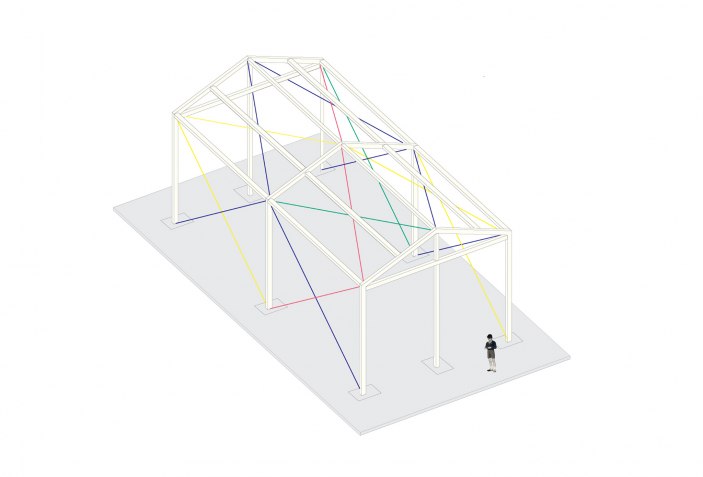 An inclusive pavilion. Multicolor pavilion by Martín Peláez arquitectos ...