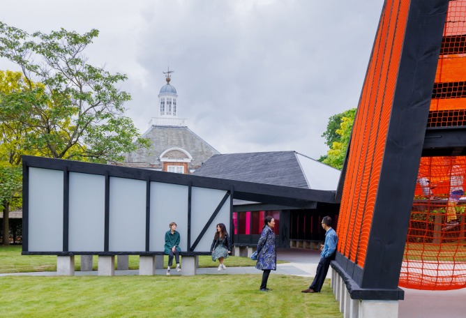 Serpentine 2024 pavilion completed. Archipelagic Void by Mass Studies ...