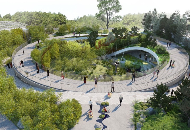 Yin-Yang Shaped Panda Enclosure for the Copenhagen Zoo by BIG | The ...