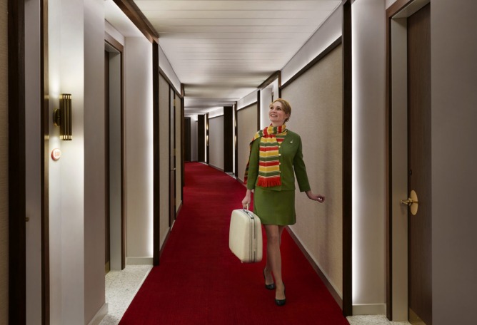 El nuevo hotel TWA en el aeropuerto JFK, un viaje en el tiempo a 1962 ...