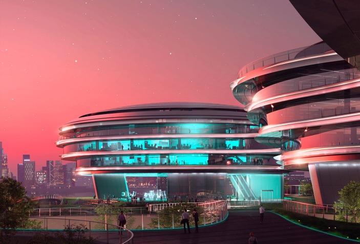 Under Construction The Tencent's Headquarters by Ma Yansong / MAD ...